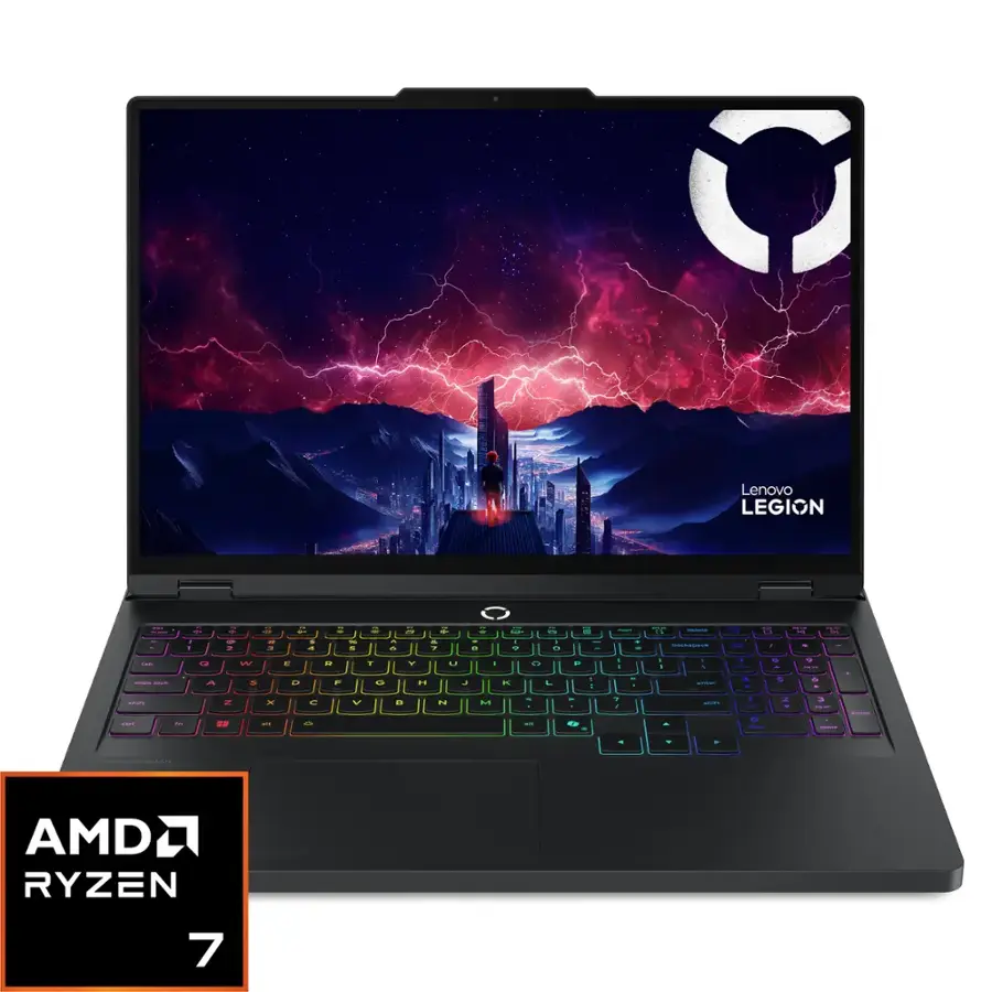 Lenovo - Legion Pro 5 16" 2.5K OLED Gaming Laptop - AMD Ryzen 7 - 32GB Memory - NVIDIA GeForce RTX 5060 - 1TB SSD - Eclipse Black