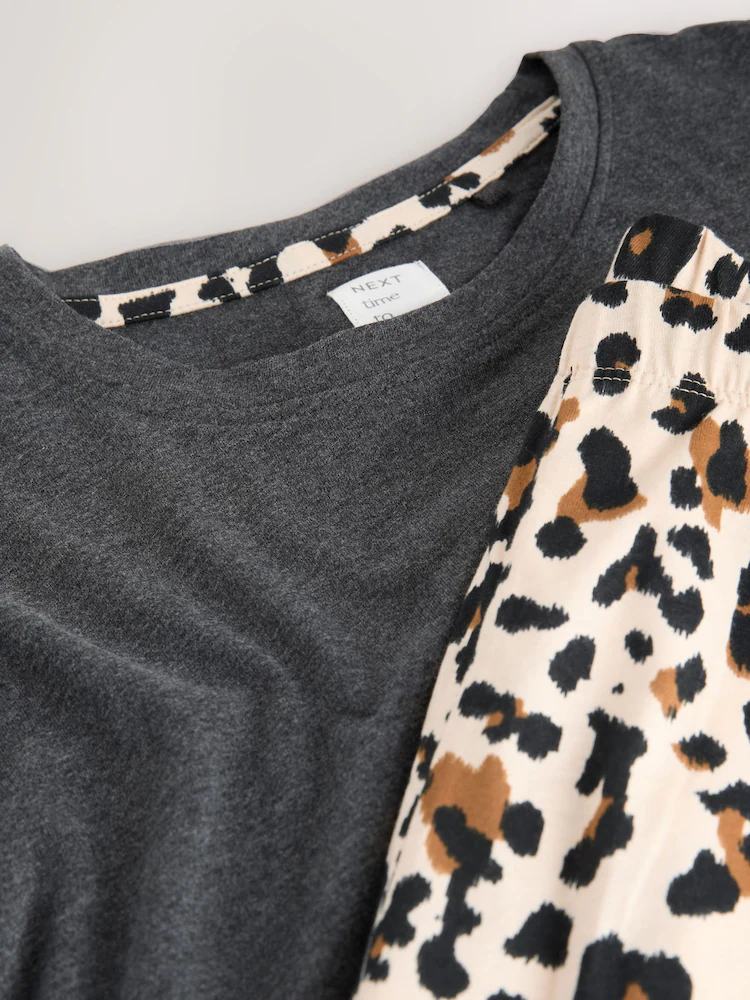 Ugalj Leopard - Pidžama Kratkih rukava