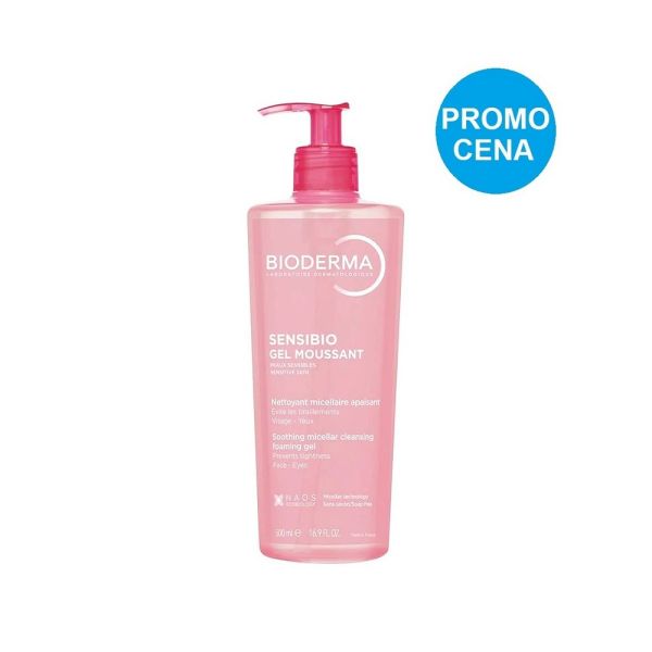 BIODERMA, SENSIBIO GEL ZA ČIŠĆENJE LICA, 500ml- PROMO