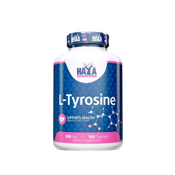 HAYA LABS, L-TYROSINE 500mg - 100 KAPSULA