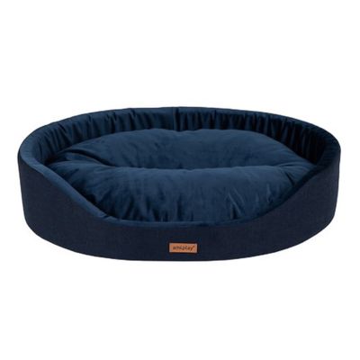 Amiplay Siena Ovalni Krevet L Tamno Plavi 58x50x15cm