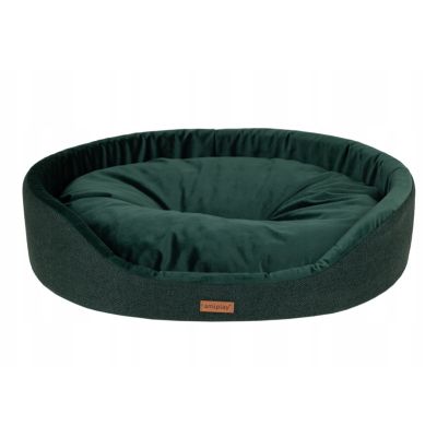 Amiplay Siena Ovalni Krevet L Zeleni 58x50x15cm
