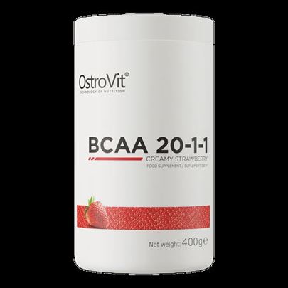 OstroVit BCAA 20-1-1, kremasta jagoda, 400gr