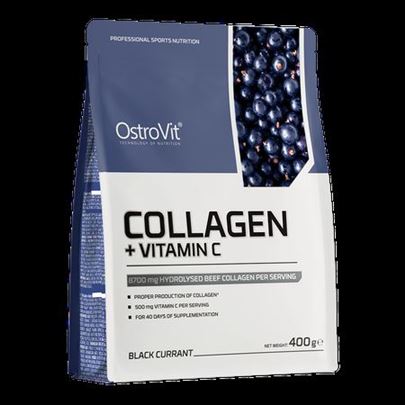 OstroVit Collagen +Vitamin C, crna ribizla 400gr