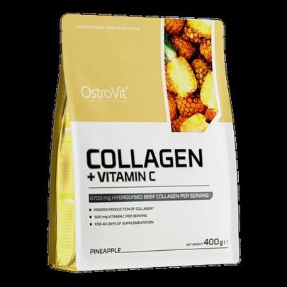 OstroVit Collagen + Vitamin C, ananas, 400gr