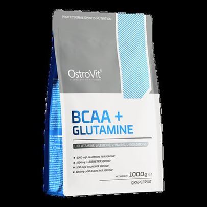 OstroVit BCAA Glutamine, ukus grejp, 1kg