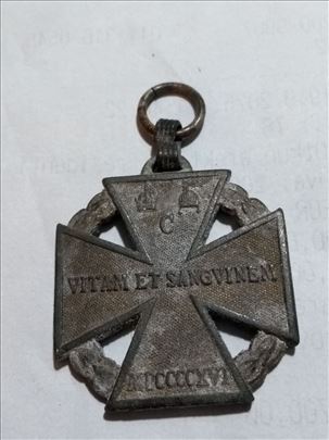 Austougarska medalja Karlov krst, iz 1916