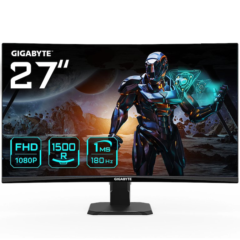 Gigabyte GS27FC EK1 VA zakrivljeni gejmerski monitor 27"