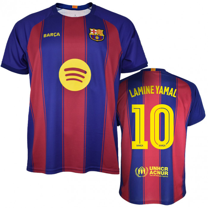Lamine Yamal 10 FC Barcelona Home 25/26 replika dres