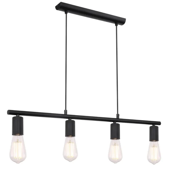 Lusteri i Visilice | Globo Martha 54008-4H – Crna