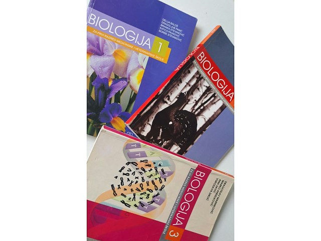 Biologija 1 2 3 za medicinsku ,za prijemni