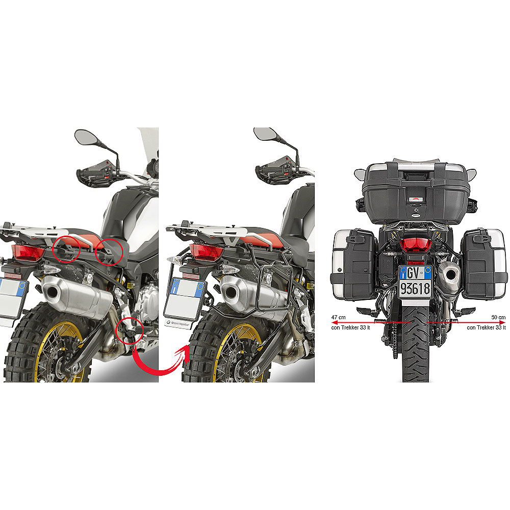 GIVI PLR5127 Nosač bočnih kofera BMW F 850 GS ADVENTURE (19-23)