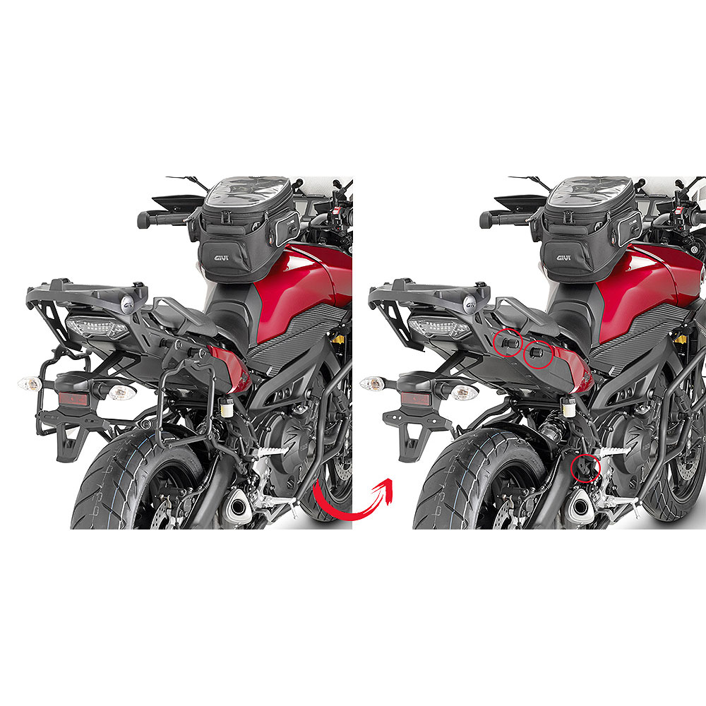 GIVI PLR2122 Nosač bočnih kofera Yamaha MT09 Tracer (15-17)
