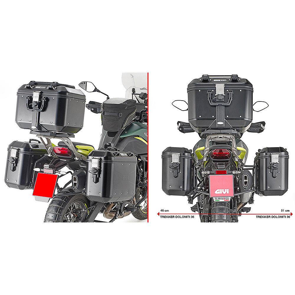 GIVI PL8717 Nosač bočnih kofera Benelli TRK 702 (23- )