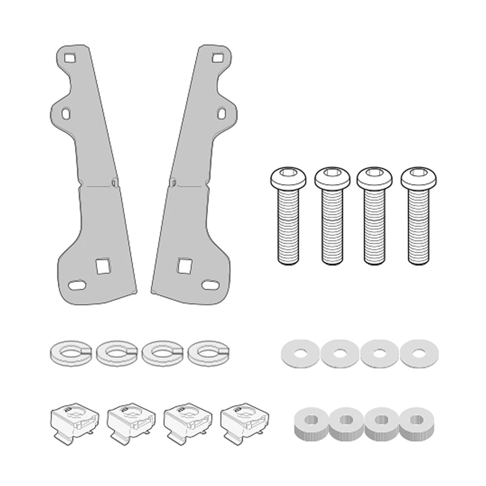GIVI D5129KIT Ojačanje / nosač vizira BMW F 750 / 800 GS (18-23)