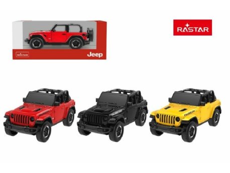 RASTAR Auto 1:43 Jeep Wrangler Rubicon Die Cast 53/59000