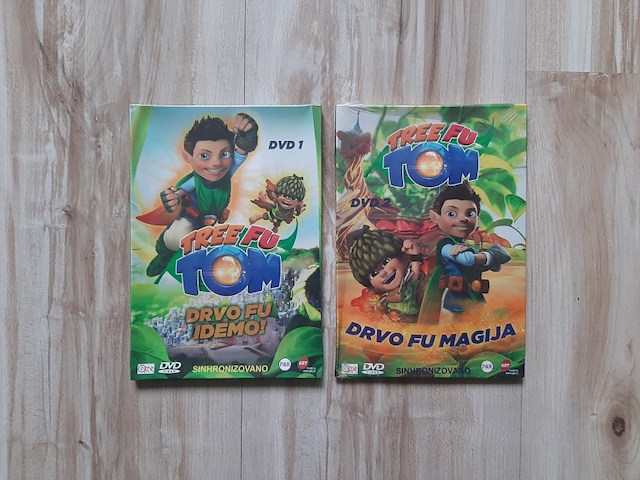 DVD Crtani film Tree Fu Tom - Drvo Fu 1 i 2 komplet CEL