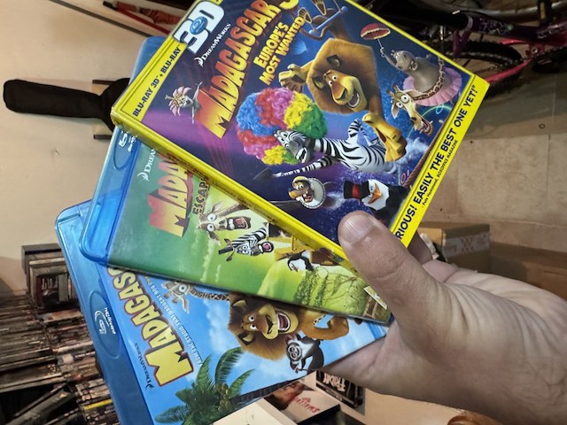 Madagascar 1-3 blu ray