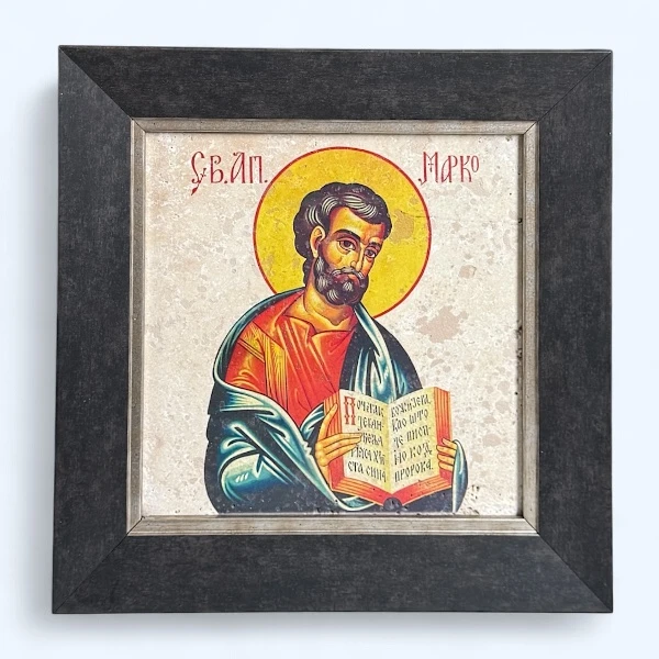 Ikona na kamenu - Sveti Marko
