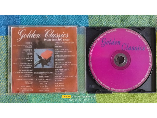 CD GOLDEN CLASSICS IN THE LAST 300 YEARS