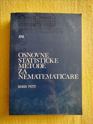 Osnovne statističke metode nematematičare - Petz