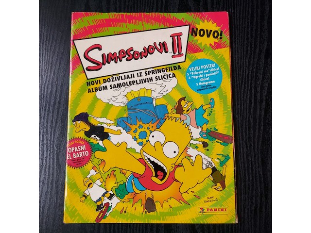 Simpsonovi II album Panini 2000 god.