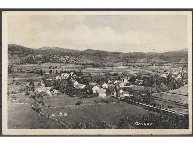 Hrvatska - Gracac 1939