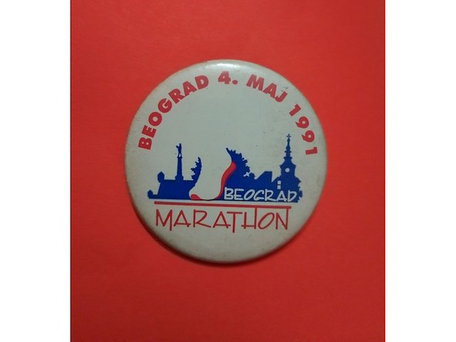 MARATHON BEOGRAD 4.MAJ 1991-STARI BEDŽ