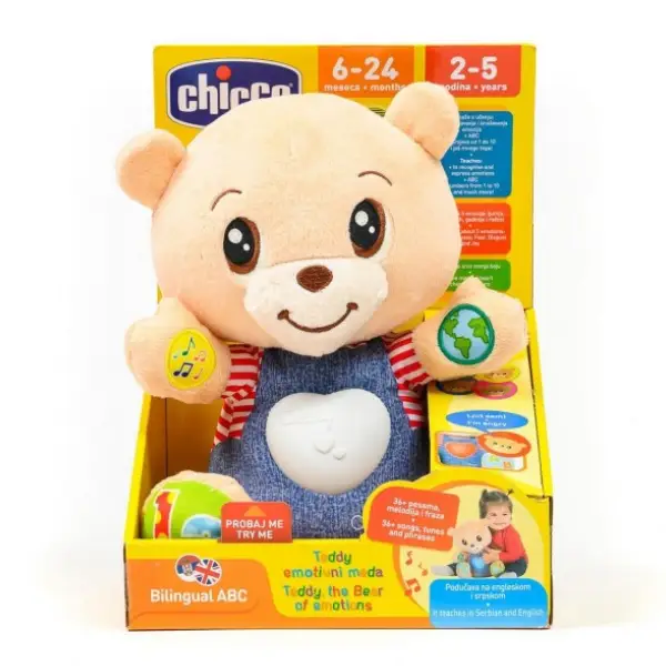 Interaktivni emotivni dvojezični meda Teddy Chicco A017212