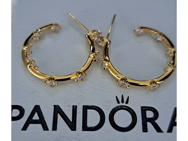 Pandora alke GOLD PAVE 14k pozlata