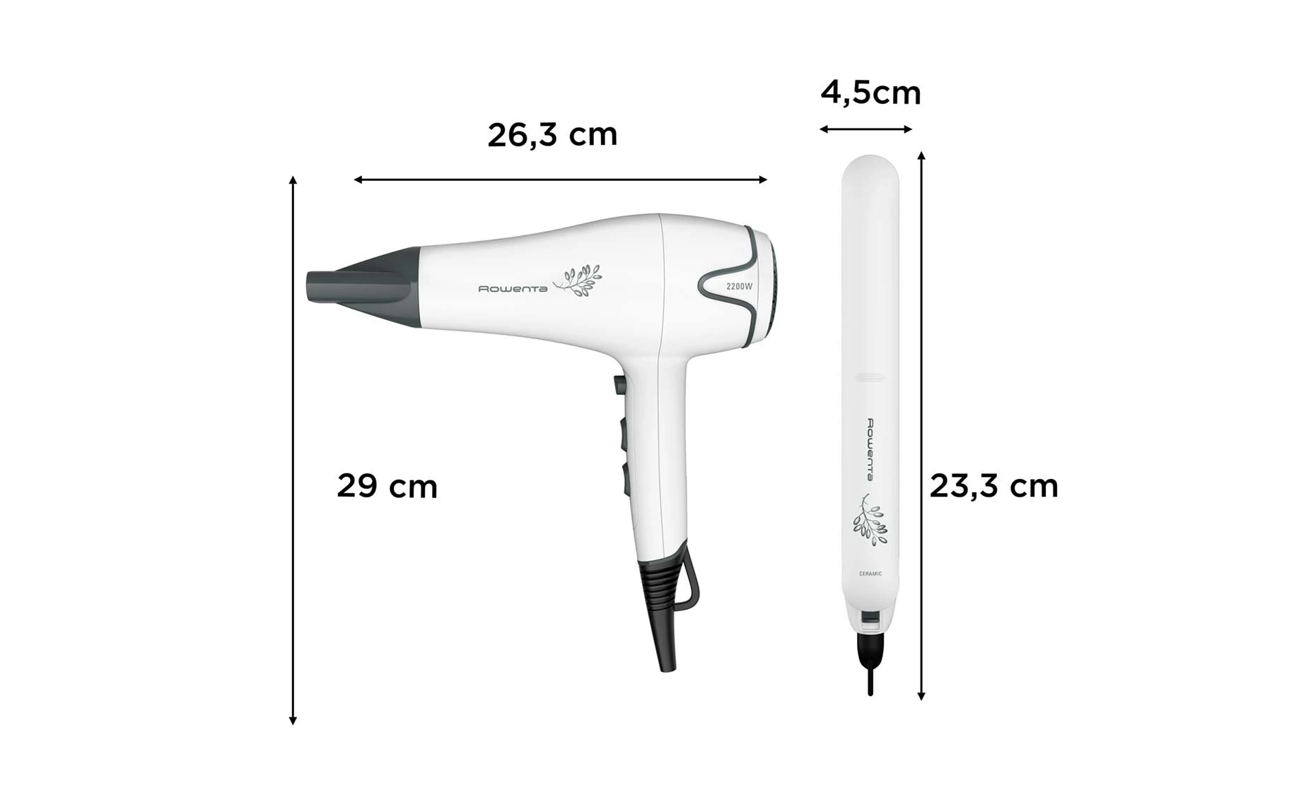 Rowenta YD3057F0 set fen i presa za kosu