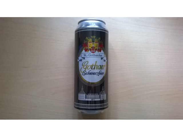 Prazna limenka GOTHAER Schwarzbier 500ml