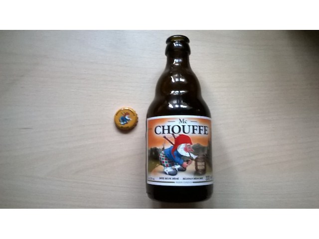 Prazna flaša MC CHOUFFE tamno pivo 330ml sa čepom
