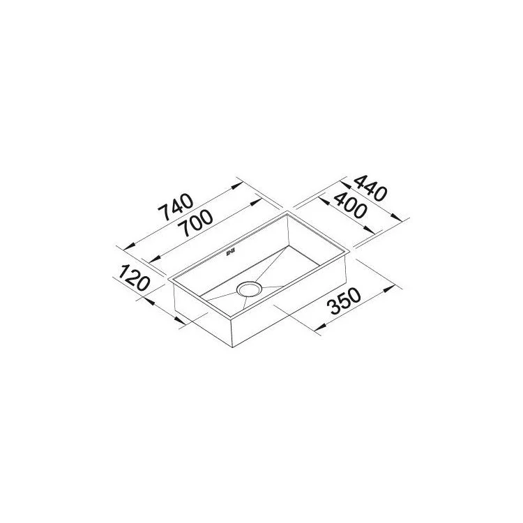 Blanco sudopera ZEROX 700-U 526244