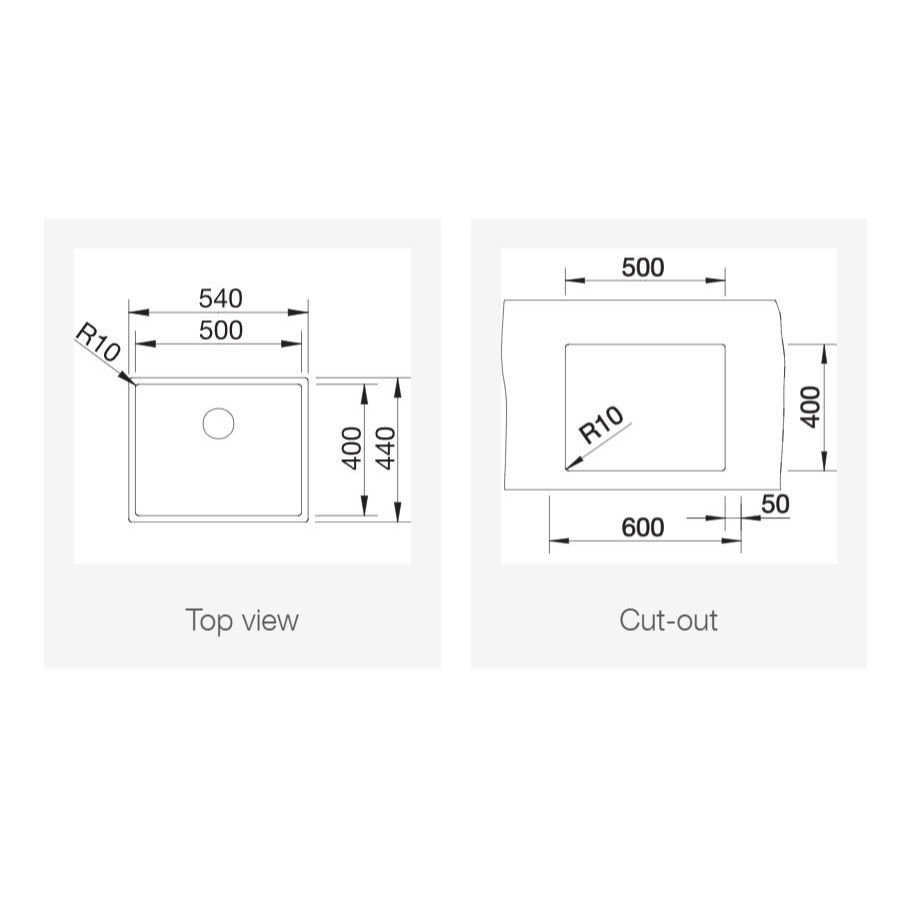 Blanco sudopera CLARON 500-U 527834