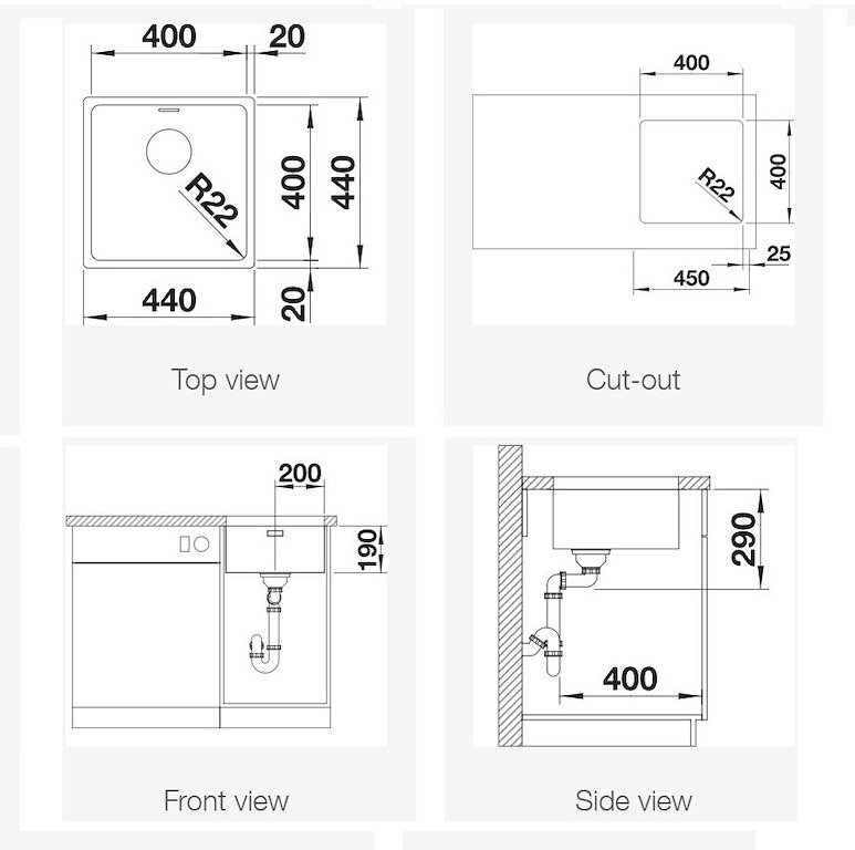 Blanco sudopera ANDANO 400-U 522959