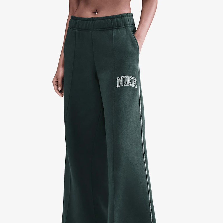 NIKE Donji deo trenerke W NSW PHNX FLC LOGO WIDE LEG