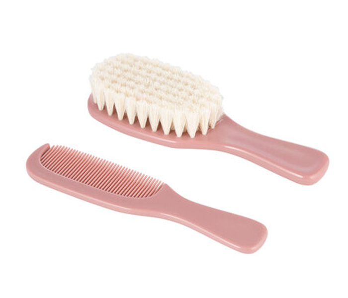 CANPOL BABIES CESALJ I CETKA NATURAL BRISTLES 7/406 GOLD PINK
