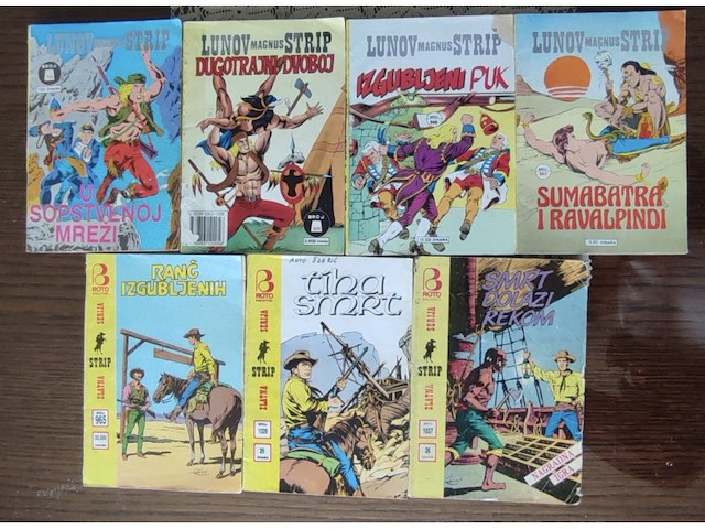 LOT STRIPOVA ZLATNE SERIJE I LUNOV MAGNUS STRIPA