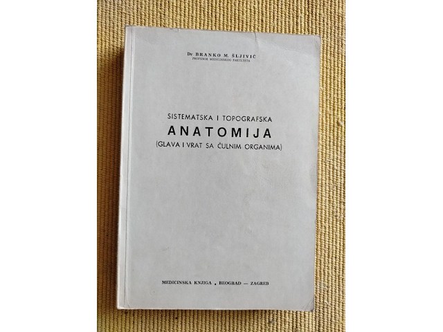 Anatomija Glava i vrat sa čulnim organima