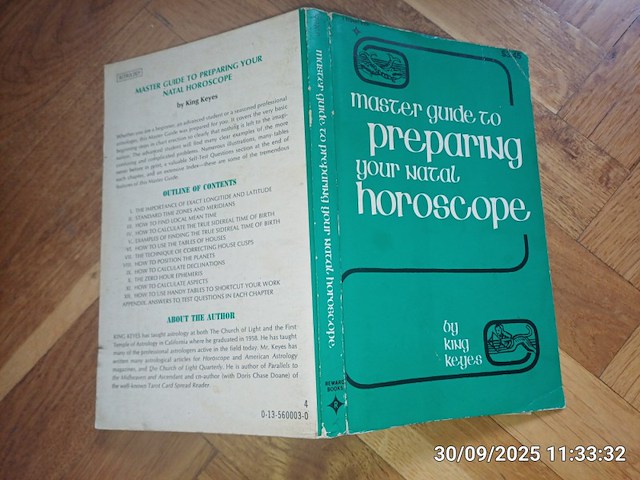 , MASTER GUIDE TO PREPARING YOUR NATAL HOROSCOPE