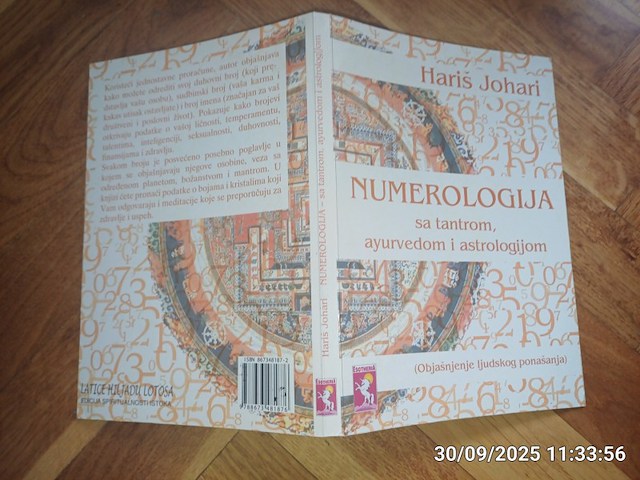 HARIŠ JOHARI, NUMEROLOGIJA SA TANTROM, AYURVEDOM I