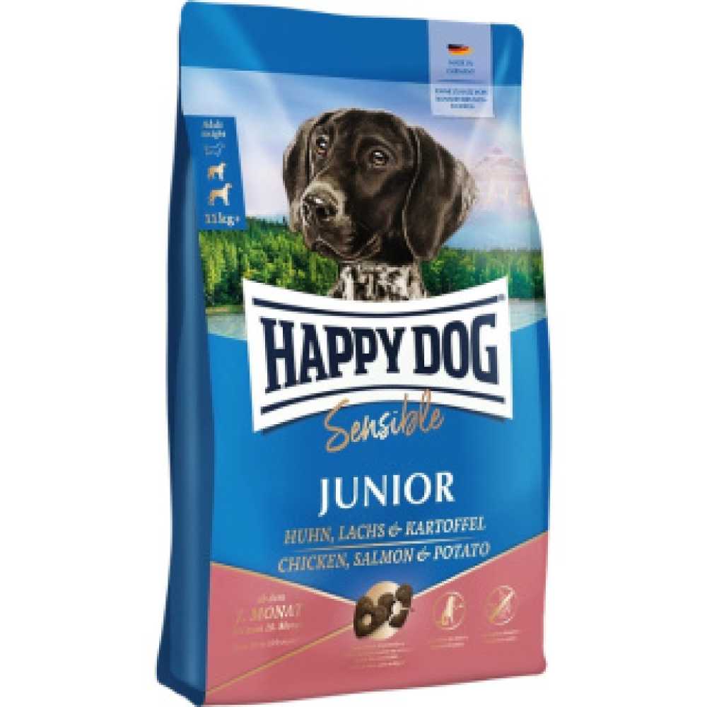 Happy Dog hrana za pse Junior Sensitive Losos&Krompir Fit&Vital 1kg