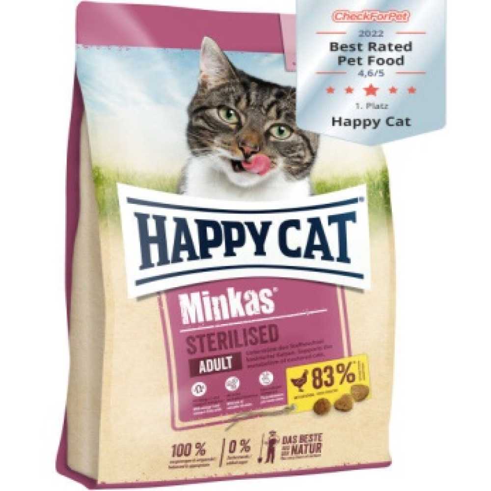 Happy Cat hrana za mačke Minkas Sterilised 500g