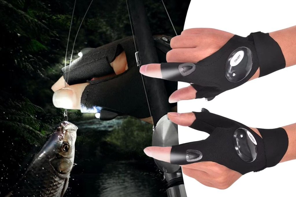NoctiGloves LED rukavice za tamne prostore    Jarko svetlo