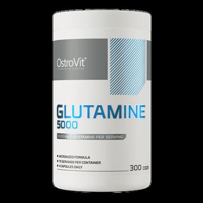 OstroVit Glutamine, ukus limuna, 5000mg, 300 kaps