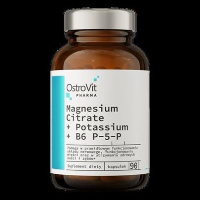 OstroVit Magnezijum Citrat +Kalijum +B6, 90kaps