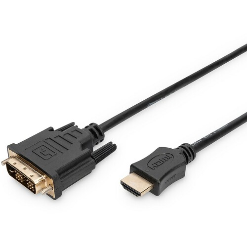 DIGITUS Kabl HDMI na A-DVI(18+1) FHD 2m crni