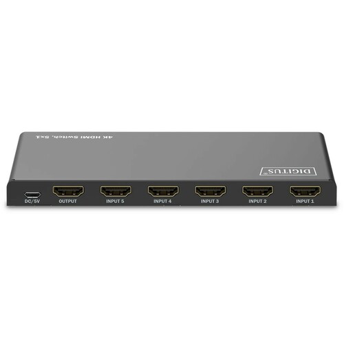DIGITUS HDMI switch 5x1 4K 60Hz