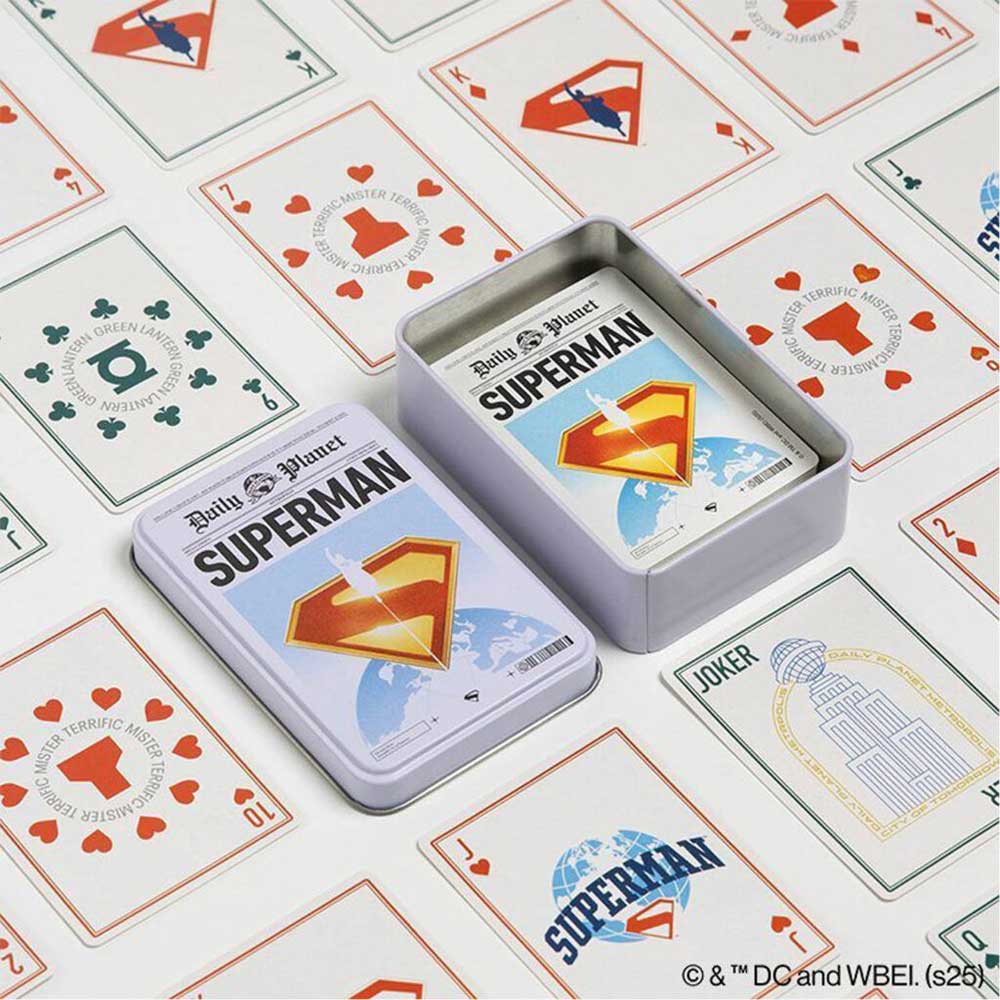 Superman Playing Cards In A Tin